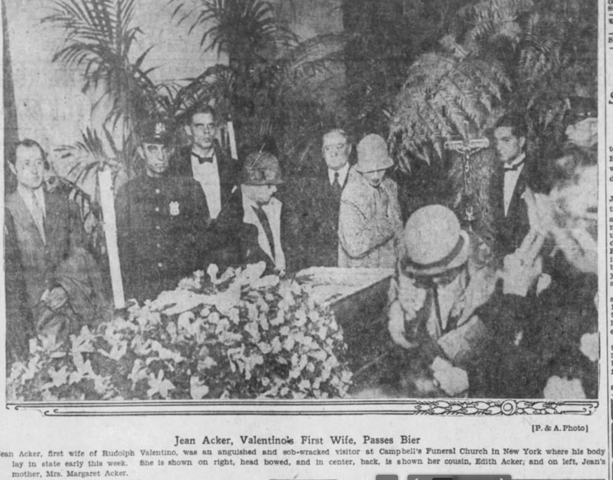 Incidents Surrounding the Death of Valentino – Part 2 | old spirituals